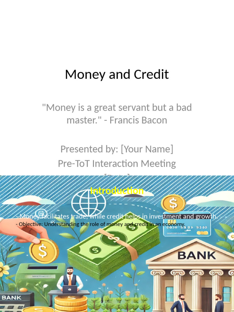 Understanding Money and Credit Basics | PDF