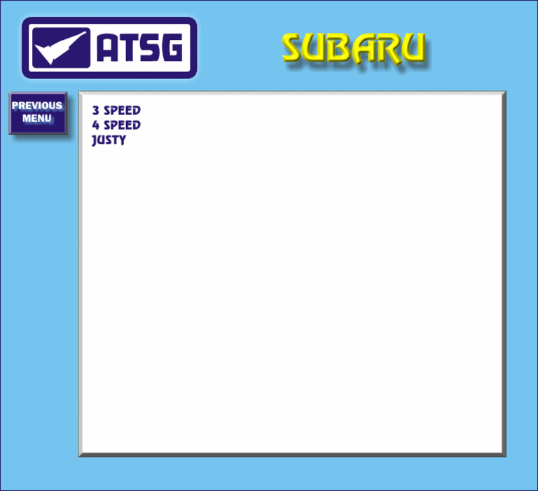 Subaru Book Menu | PDF