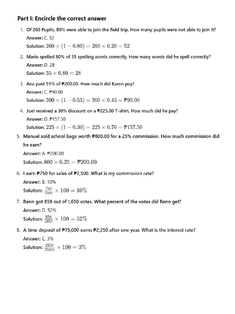 Answer Key ST q3 | PDF