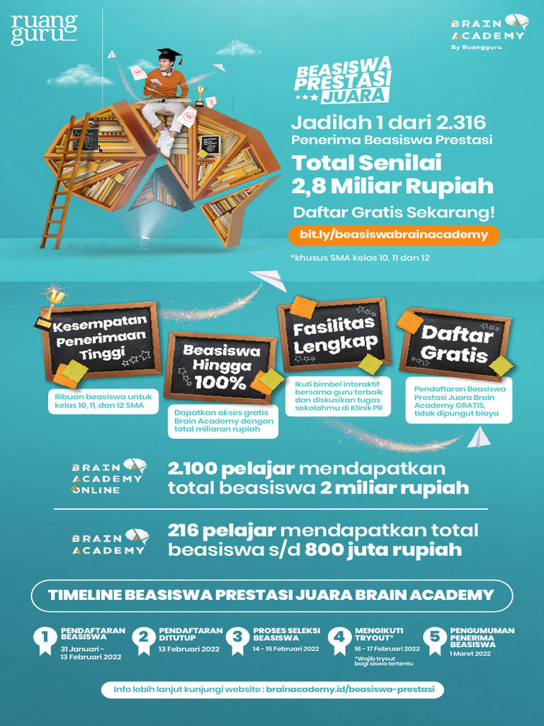 Beasiswa Prestasi Juara BA Poster F4 | PDF