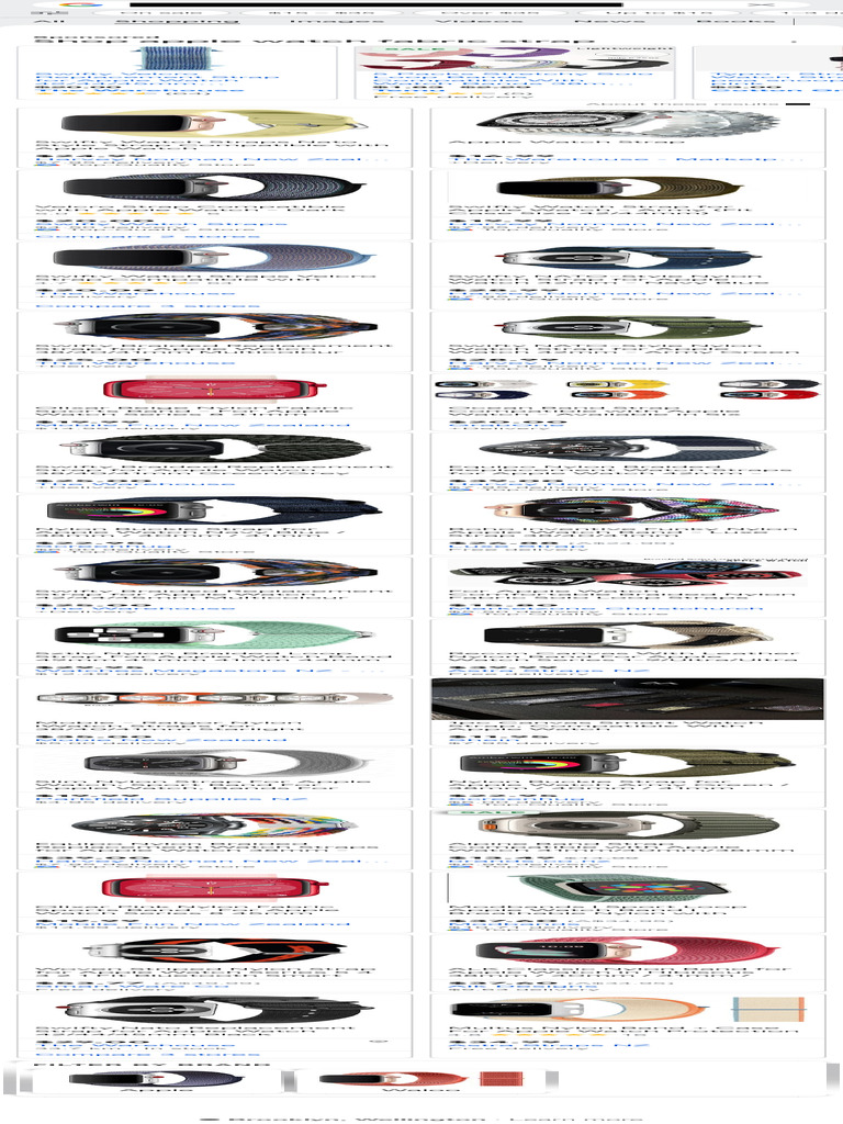 Apple Watch Fabric Strap Options | PDF | Apple Watch | Watch