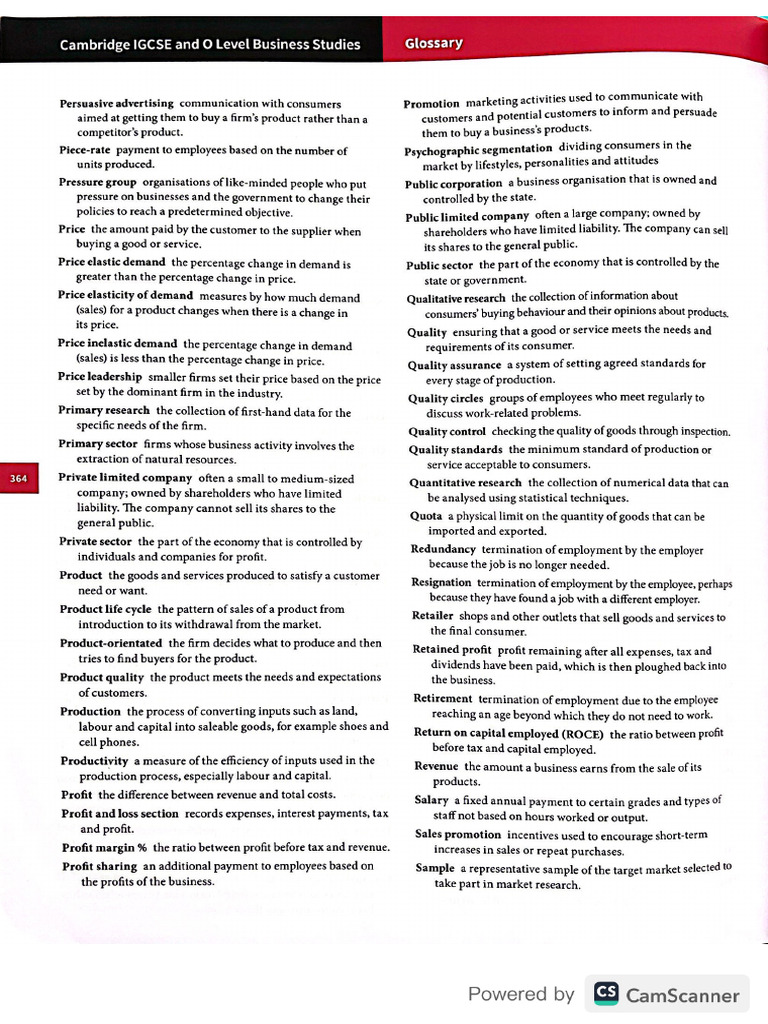 Business Keywords | PDF