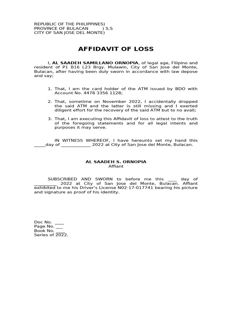 Aff of Loss - Ornopia | PDF