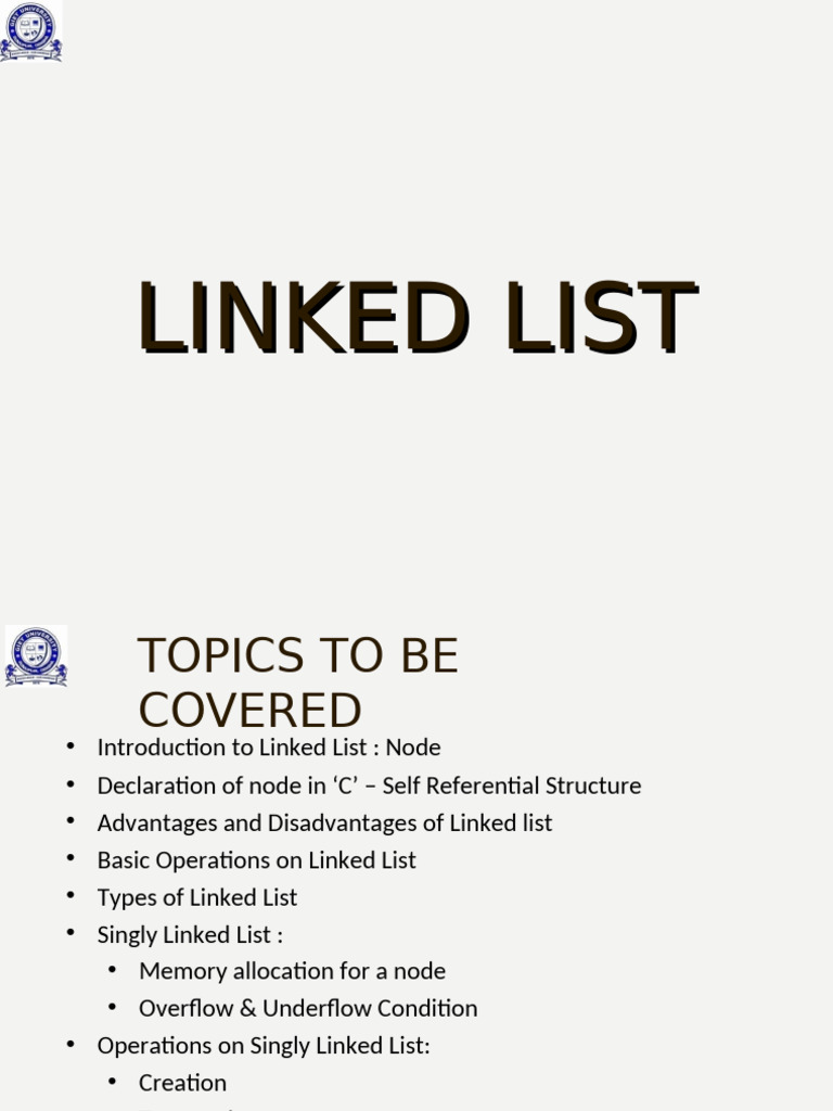 Data Structure - Singly Linked List | PDF | Queue (Abstract Data Type ...