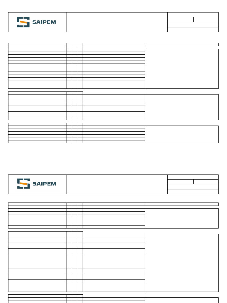 FORM-SPEC-HSE-018-E-R01 Environmental Inspection Checklist | PDF ...