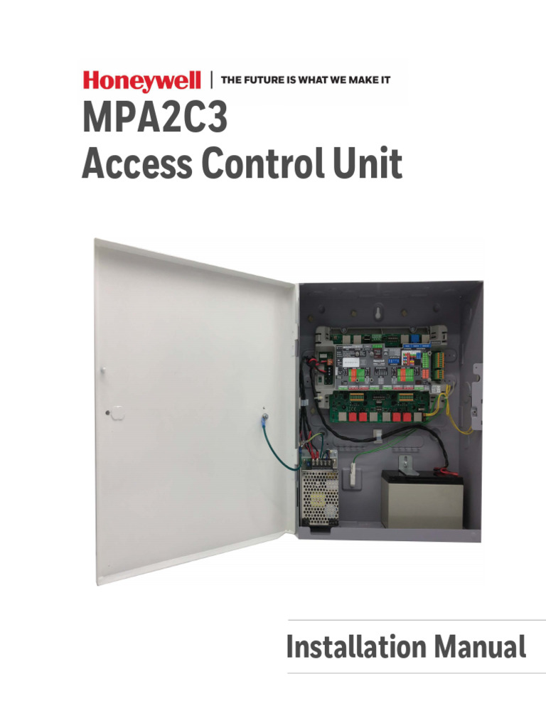 Honeywell Access Control Panel Installation Manual | PDF | Access ...