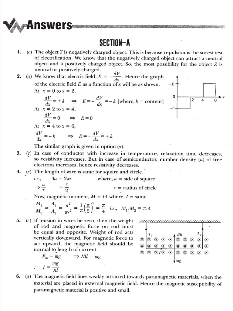 03 Physics PreBoard 08-01-2025 (Solution) | PDF