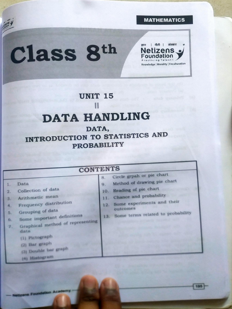 Data Handling Class 8 | PDF