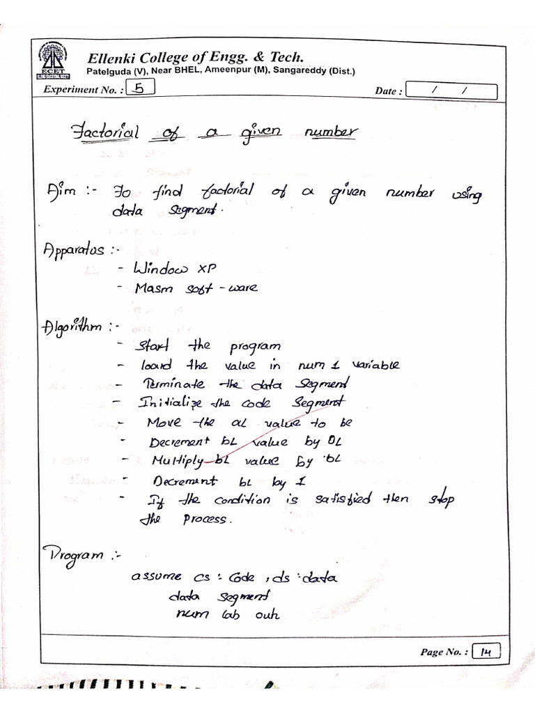 MP Lab Exp (5-11) | PDF