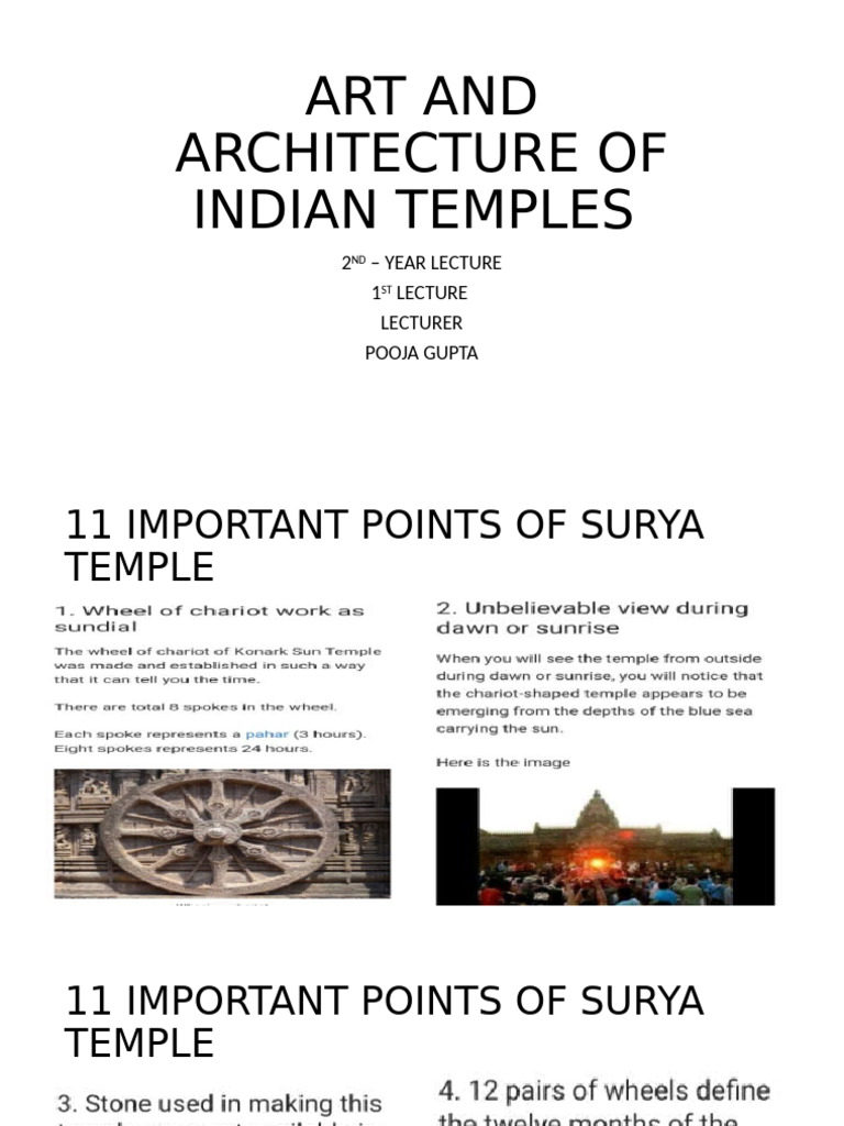 Art and Architecture of Indian Temples | PDF | Architectural Design ...