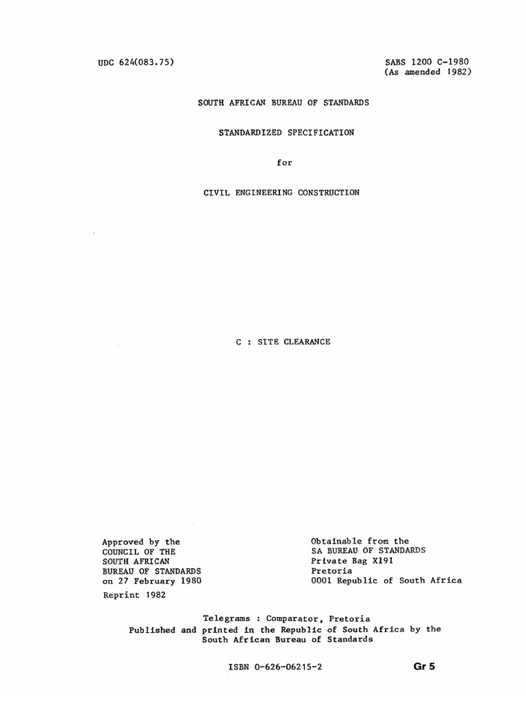 Sans 1200C | PDF