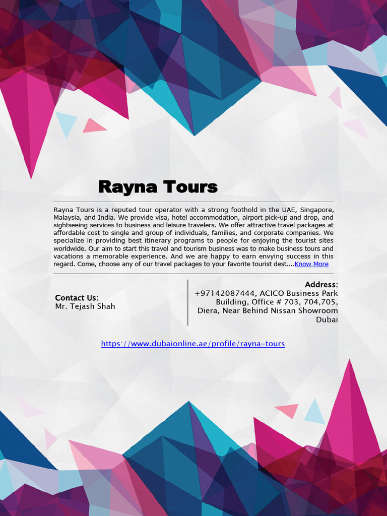 Rayna-Tours F 8602 854 | PDF
