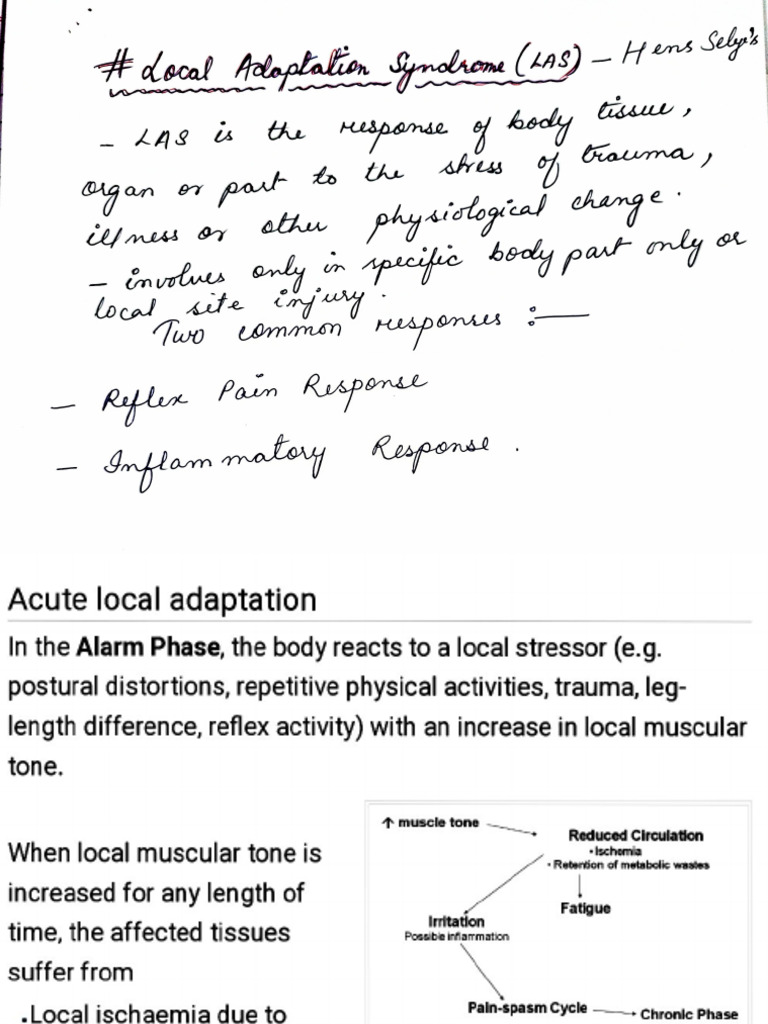 Local Adaptation Syndrome | PDF