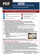 SS WHS SAF 000 Safe Operating Procedure Milling Machine | PDF ...