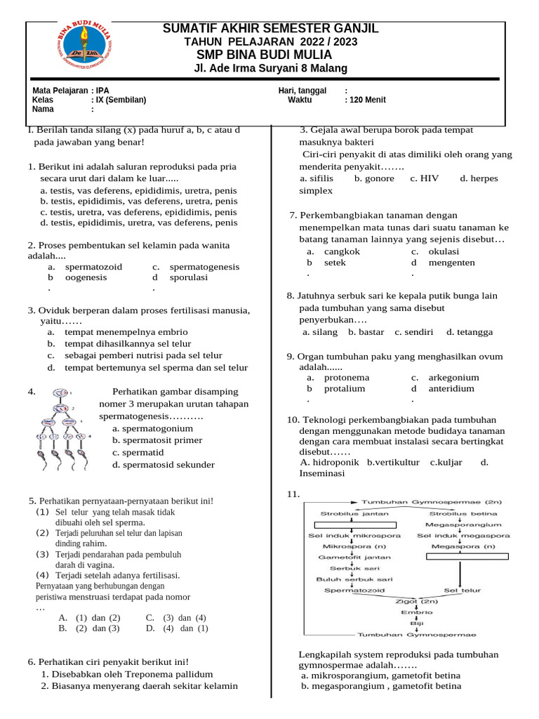 Ipa Pas SMP KLS Ix Nov 2022 | PDF