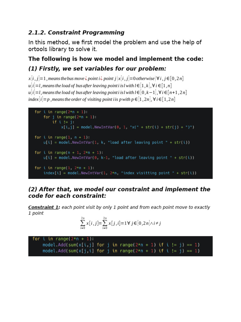 Constraintintegerprogramming Pdf Computer Science Computer
