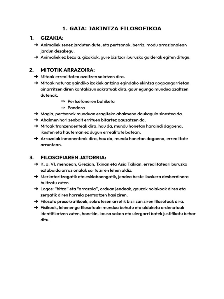 Filosofia 1 Eb. | PDF