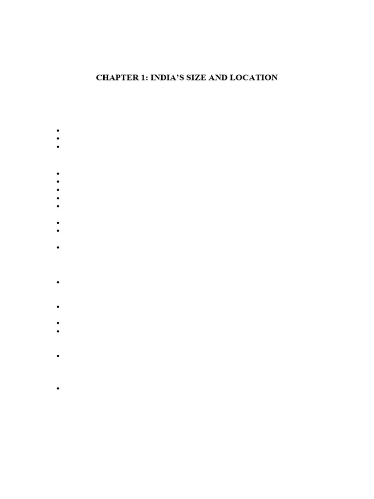 Grade Ix Geography Chapter 1 | PDF | Continent | Indian Ocean