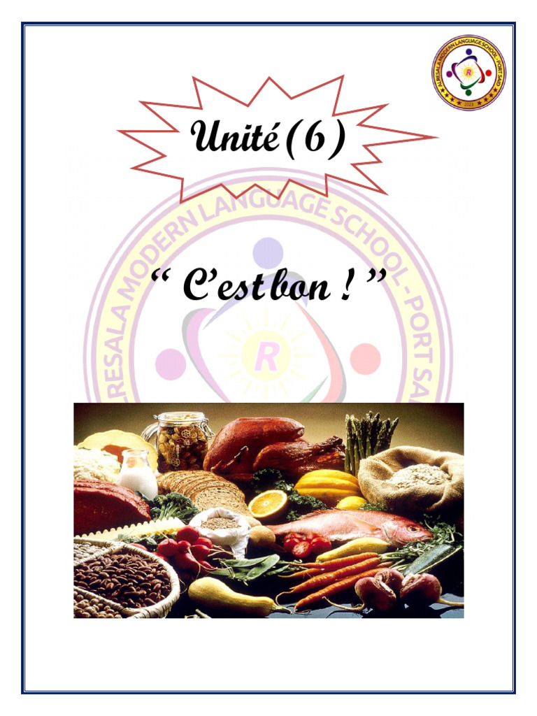 U.6 Merci g.7 Arabic | PDF | Cuisine | Nourritures
