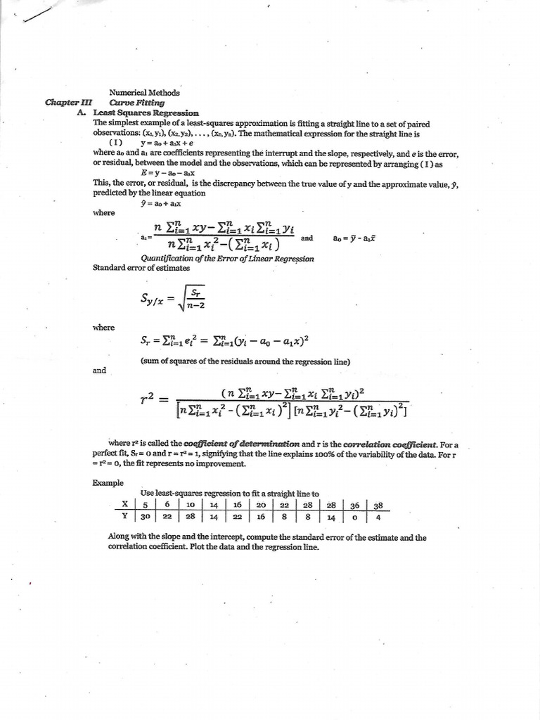 Curve Fitting Pdf