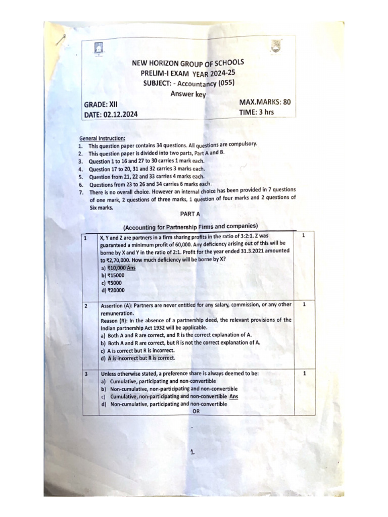 New Horizon Group of Schools | PDF