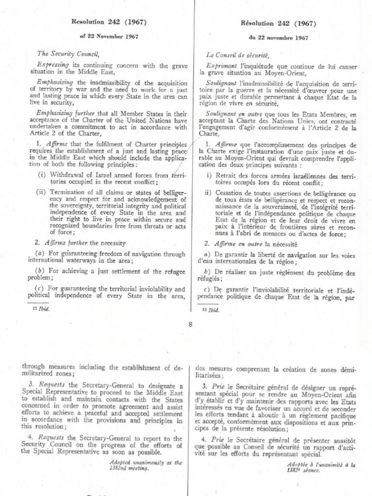 Resolution 242 (1967) | PDF