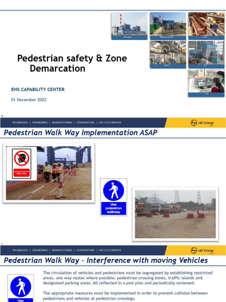 Pedestrian Safety & Zone Demarcation Implementation Guidelines | PDF ...