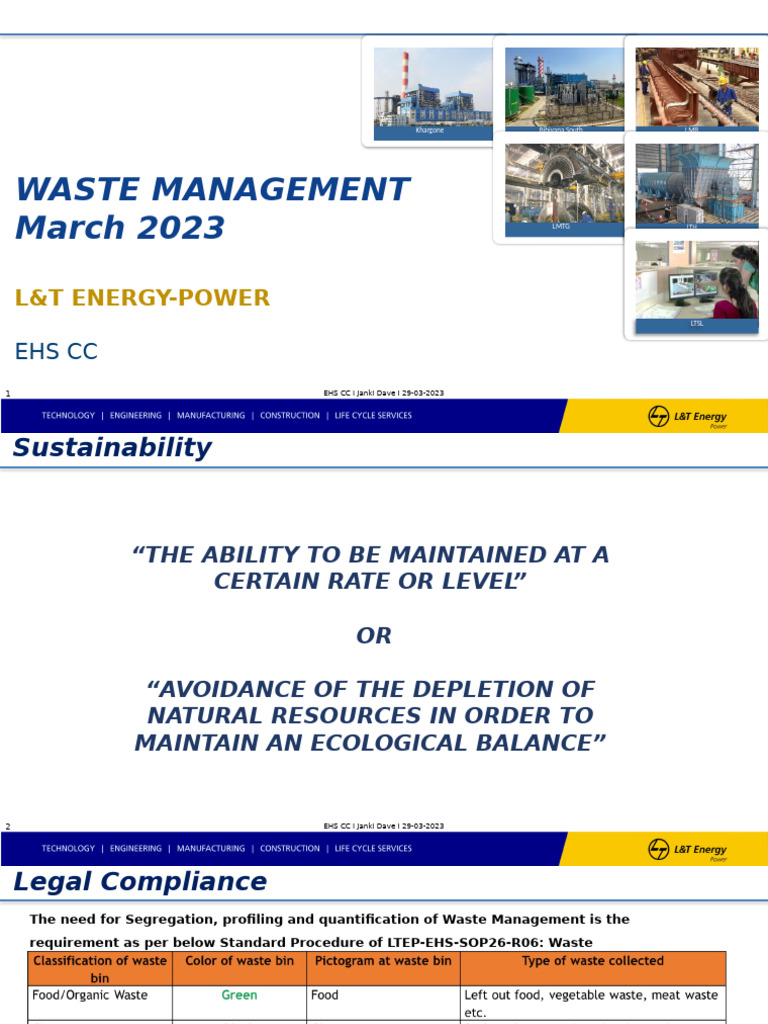 Waste Management Seggregation | PDF | Waste | Waste Management