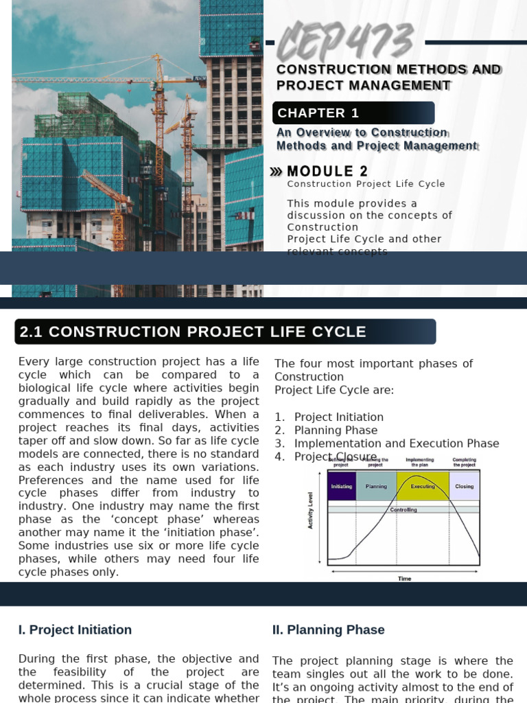 Construction Project Life Cycle | PDF | Project Management | Business