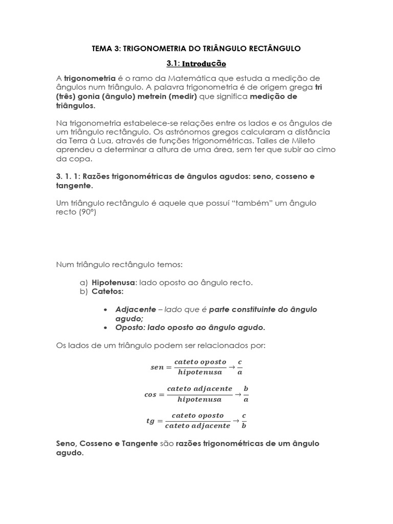 Material de Apoio (Matemática Da 9 Classe, 3° Trimestre) | PDF ...
