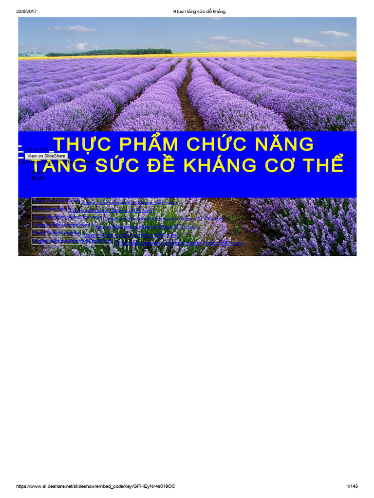 9 Tpcn Tăng Sức Đề Kháng | PDF
