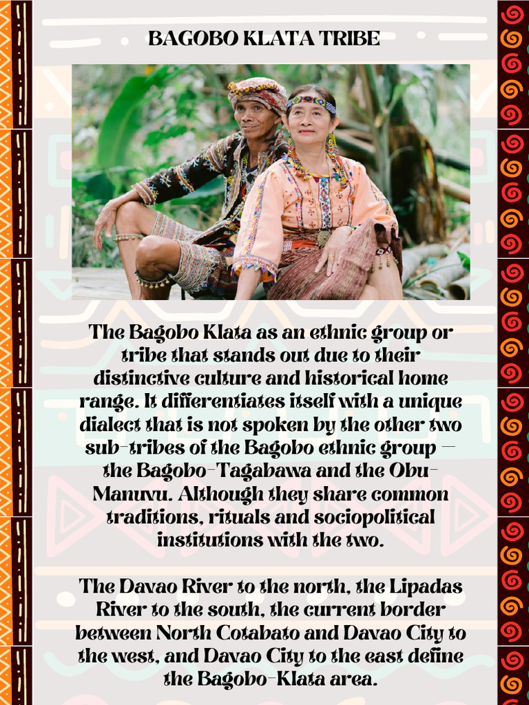 Bagobo Klata Tribe: Culture and Language | PDF