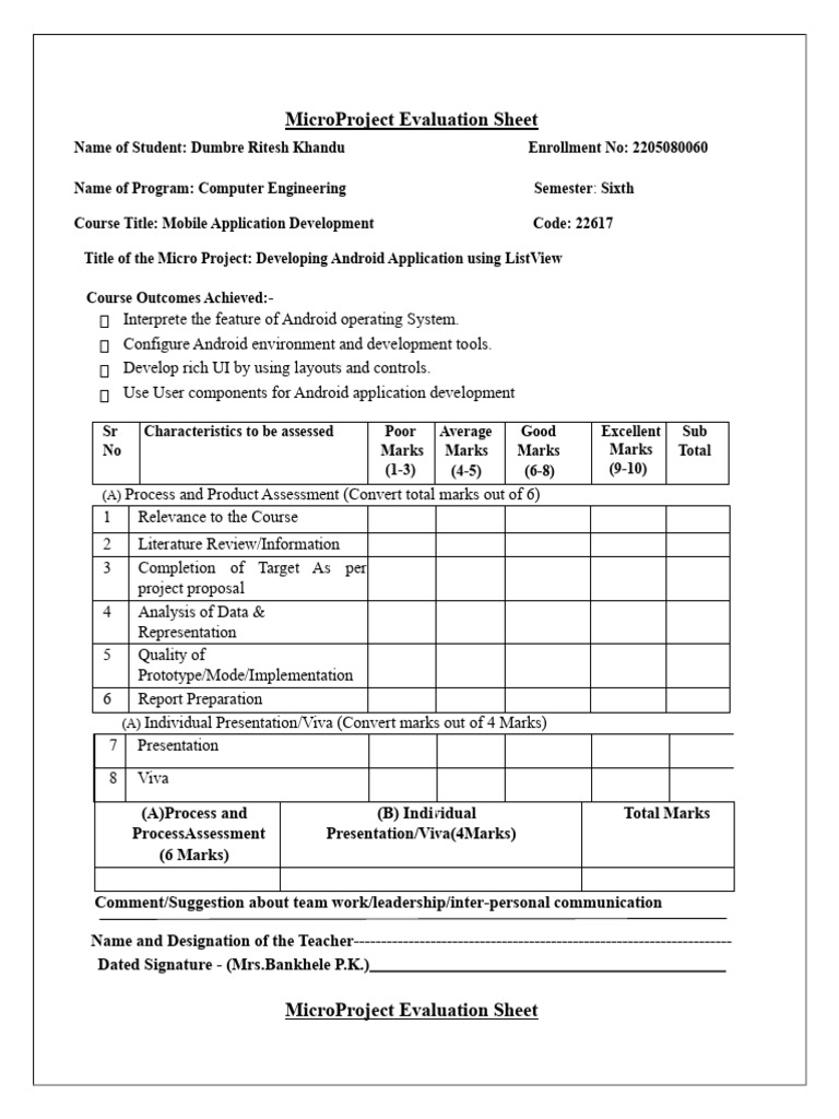 MAD Evaluation | PDF | Android (Operating System) | Prototype