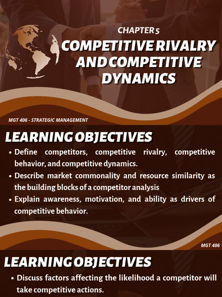 CHAPTER 5 - Competitive Rivalry and Competitive Dynamics | PDF ...