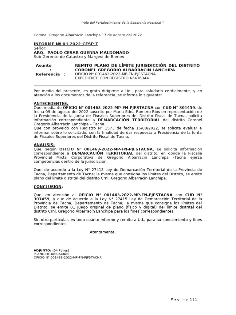 Informe #04-2022-Cesp-T | PDF
