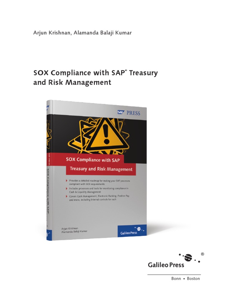 SOX Compliance With SAP Treasury | PDF | Discounted Cash Flow ...