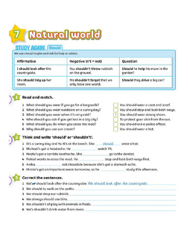 Repaso U7 Grammar | PDF