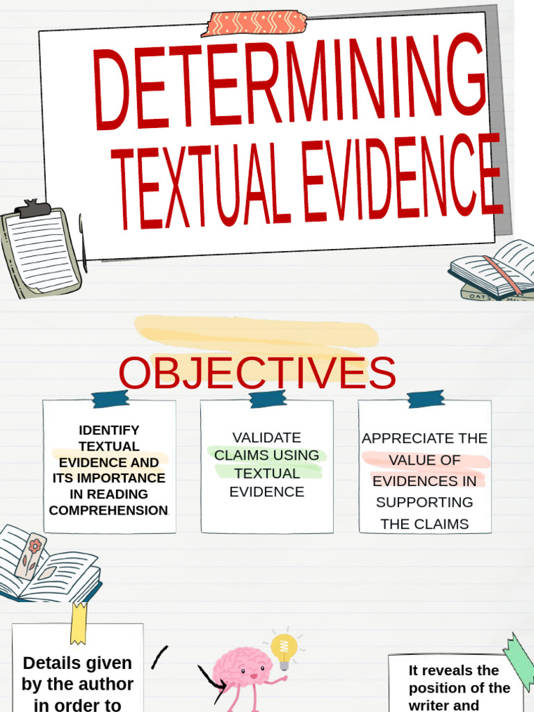 Importance of Textual Evidence in Reading | PDF