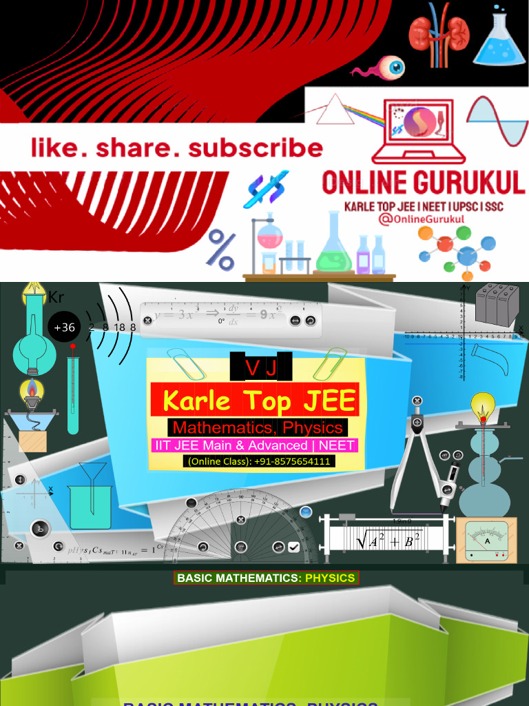 Basic Maths For Physics JEE | PDF