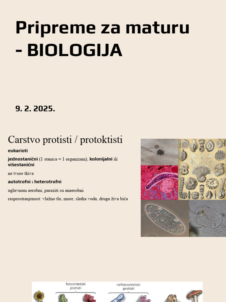 Predavanje - Biologija | PDF