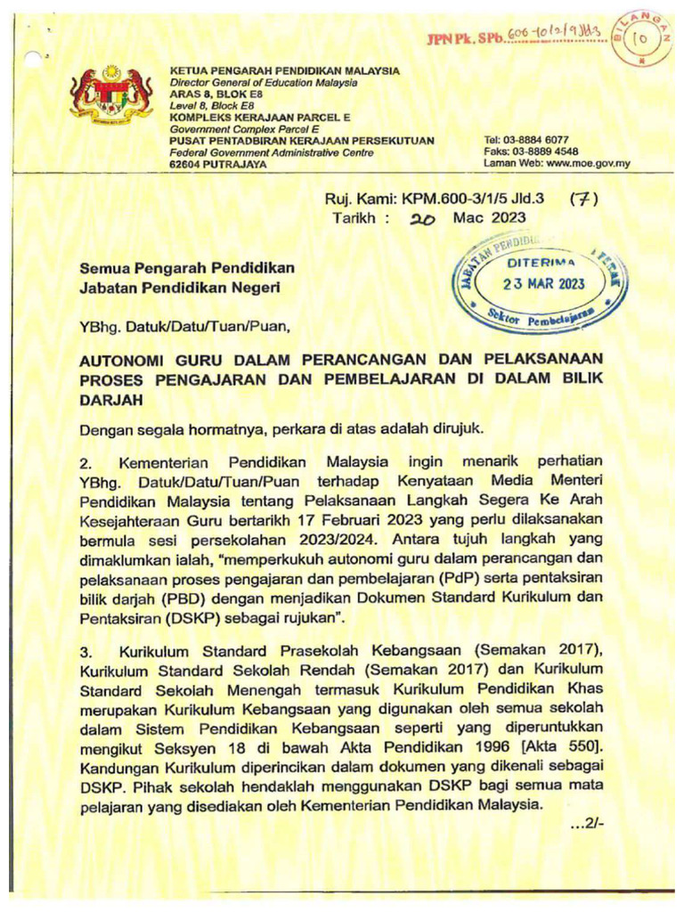 Autonomi Guru Dalam PBD | PDF