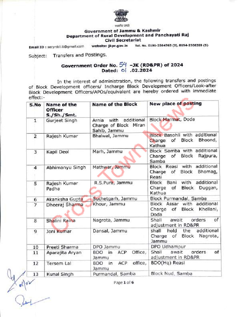 BDO Transfer and Postings - Compressed | PDF