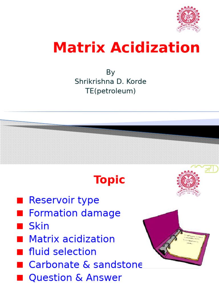 Matrix Acidization-GT-2010 | PDF | Petroleum Reservoir | Materials