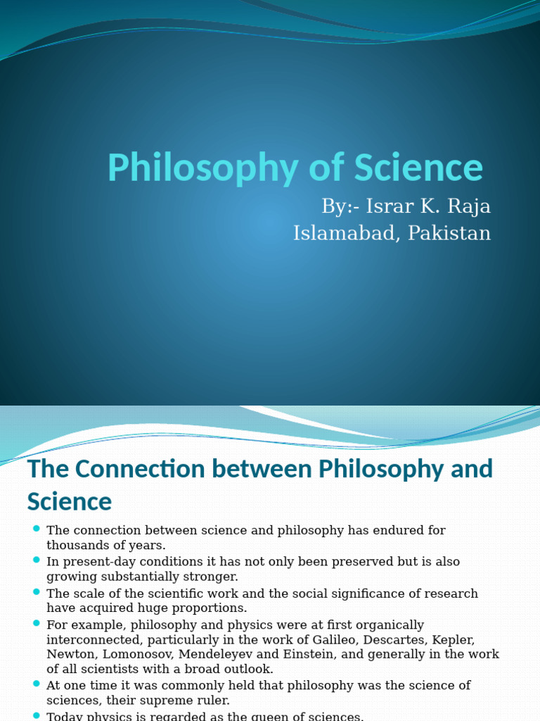 Philosophy of Science-Israr | PDF | Philosophy Of Science | Science