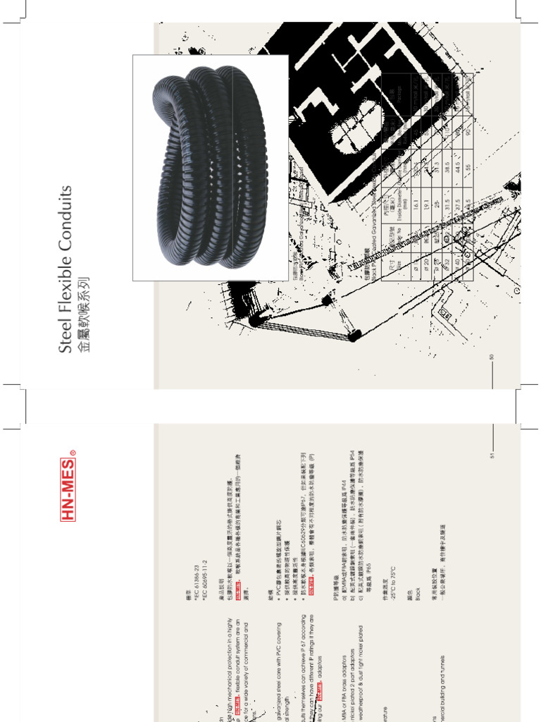 MSF-ECS-92 Flexible Conduit and Accessories | PDF