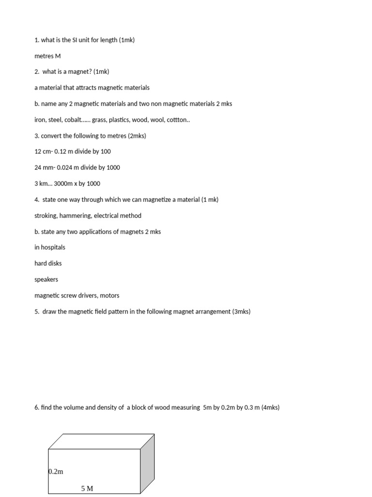 Physics Exam Marking Scheme | PDF