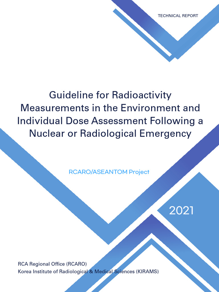Guideline For Radioactivity Measurements in The Environment and Individual Dose Assessment ...