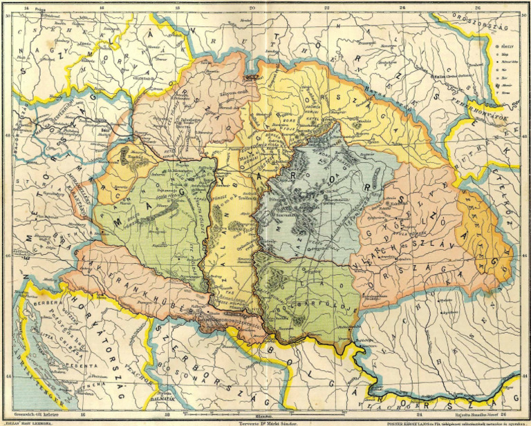 Karta Gesta Hungarorum Map | PDF