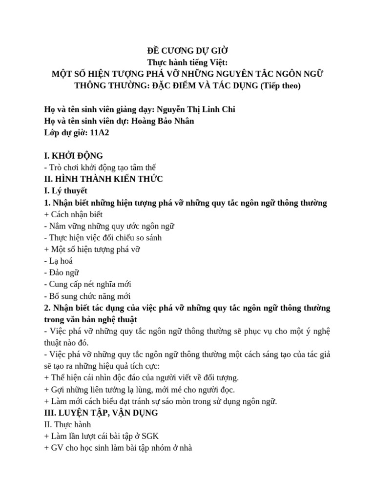 Đề Cương THTV | PDF