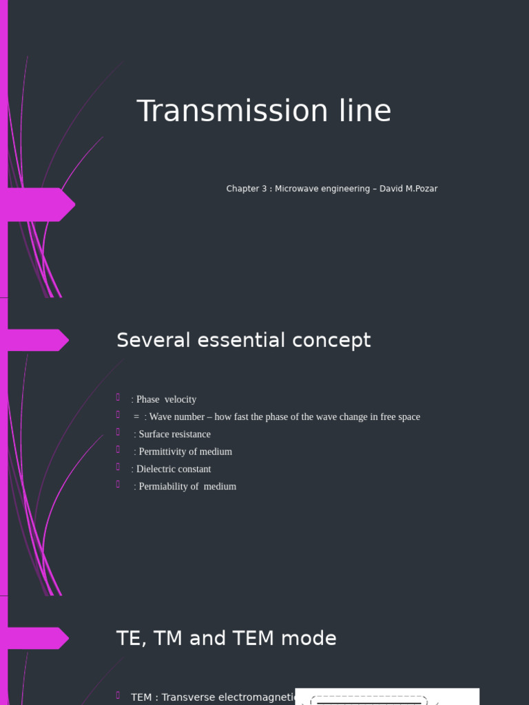 Microwave Engineering: Transmission Lines | PDF